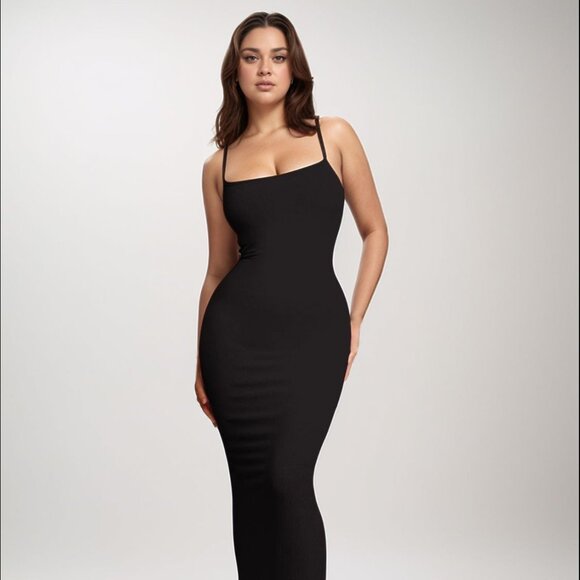 Basic Bae | Dresses | Basic Bae Builtin Shapewear Sleeveless Maxi Dress ...